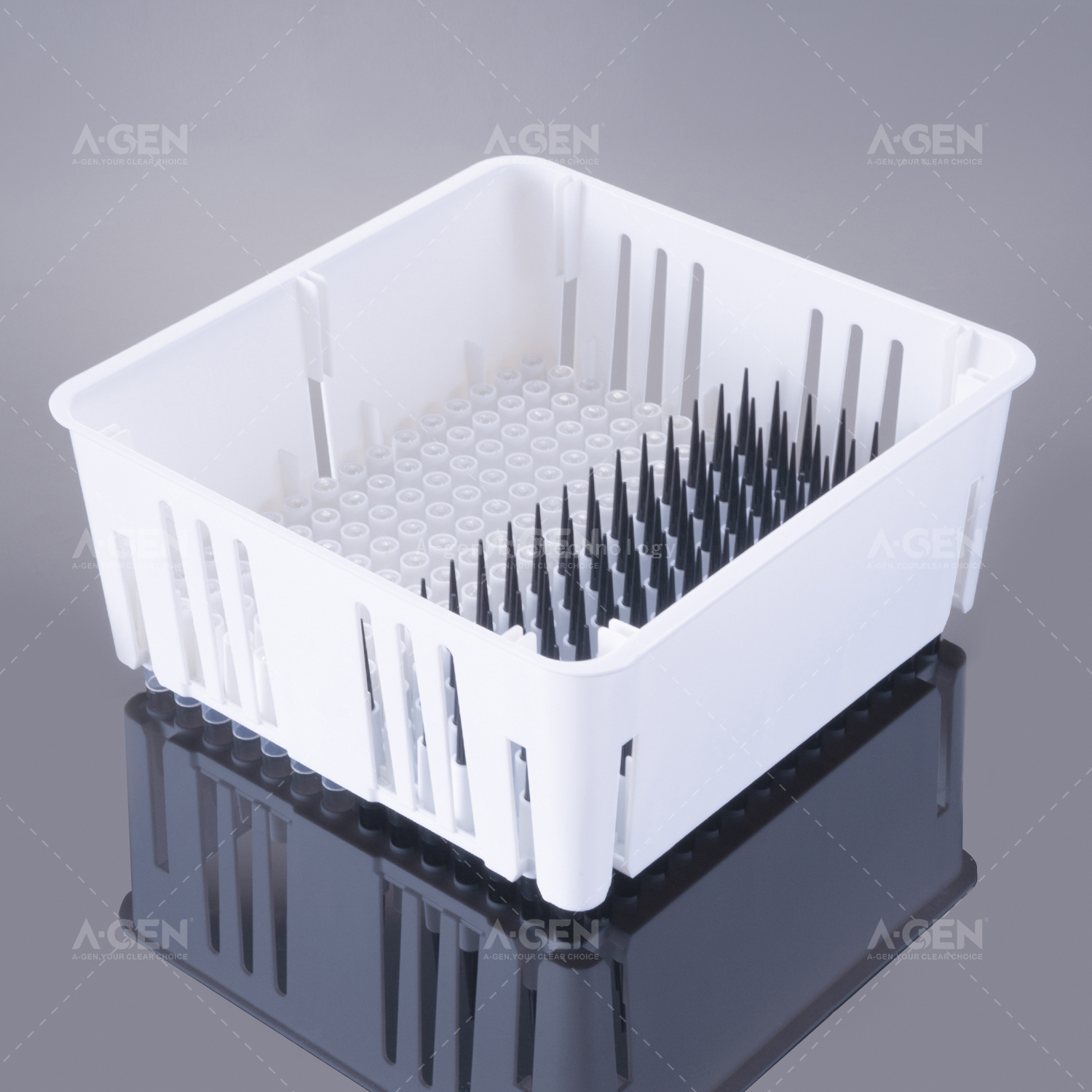 A-gen 200uL Pipette Tip Combined Box Conductive Tip Clear Tube for ...
