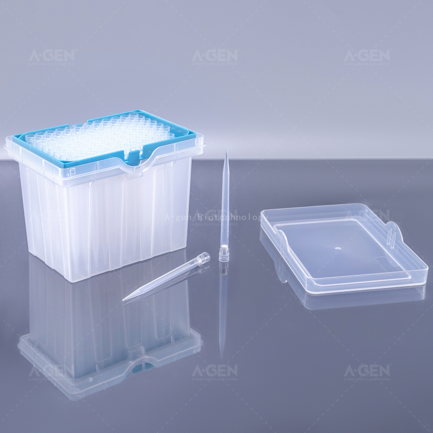 Hamilton Pipette Tip 1000μL Sterile Clear PP Pipette Tip in Rack for ...