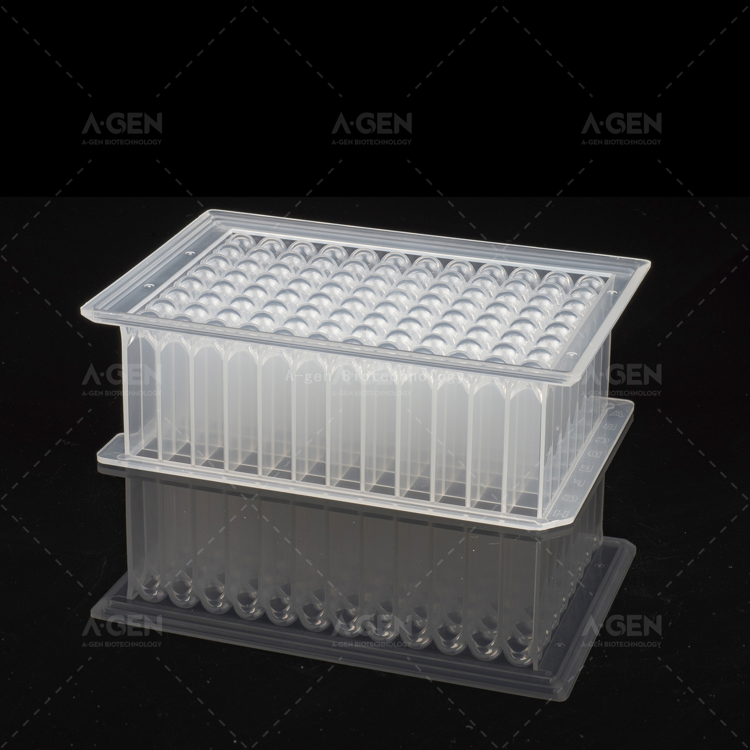 2.2ml 96 Square-Well Deep Well Plate, Round U-Bottom for TianLong ...